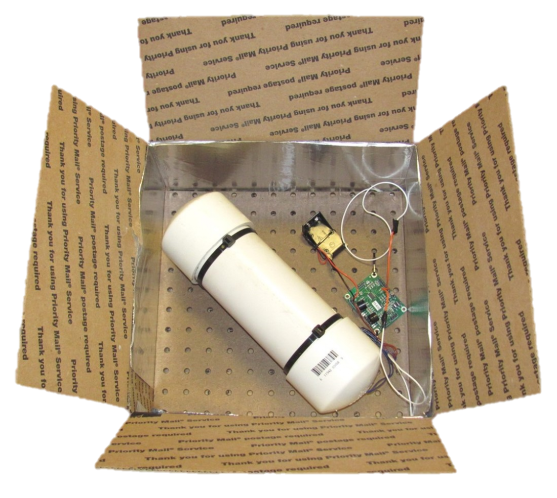 Victim Operated Cardboard Box IED Training Device - Explotrain, LLC.