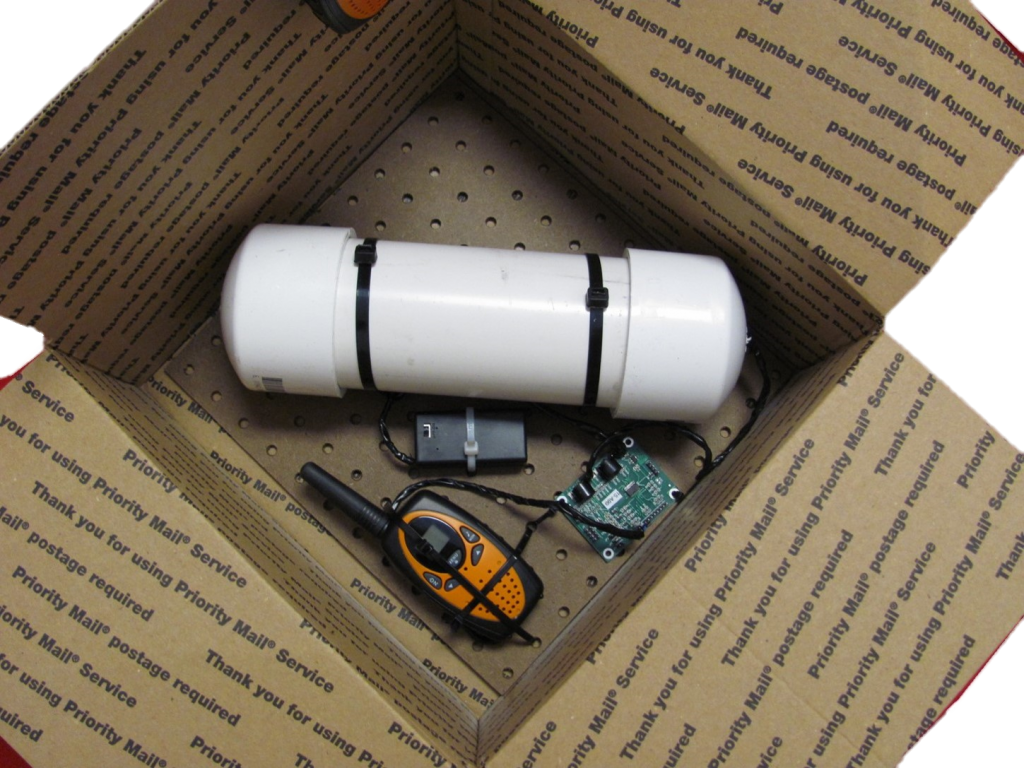 Command Operated Cardboard Box IED Training Device - Explotrain, LLC.