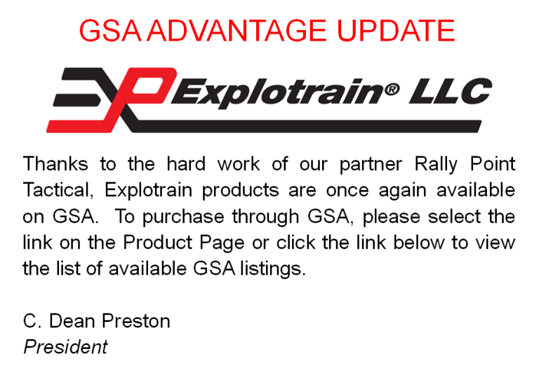 IED Training Aids, Battlefield Effects, and Explosive Effects - Explotrain