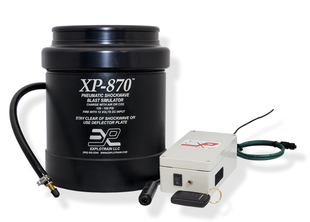 XP-870 Large Pneumatic Battlefield Effects Blast Simulator - Explotrain ...